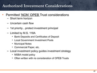 Opeb investments the danger in playing it safe | PPT