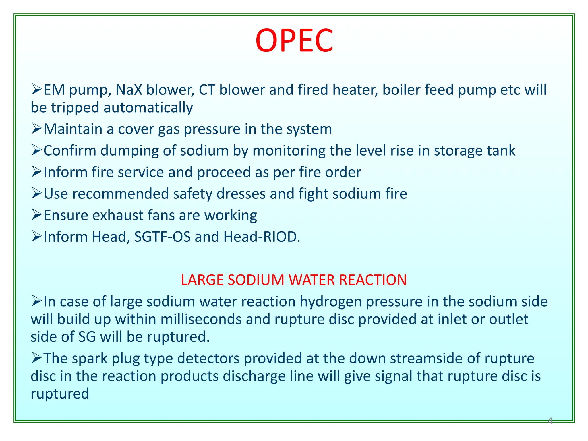 OPERATION PROCEDURE IN A CHEMICAL PLANTS | PPT