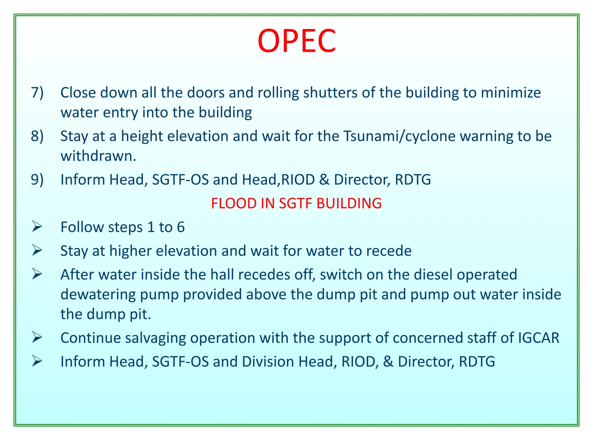 OPERATION PROCEDURE IN A CHEMICAL PLANTS | PPT
