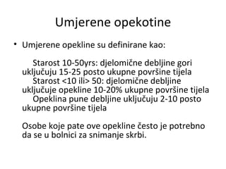 Opekotine | PPT