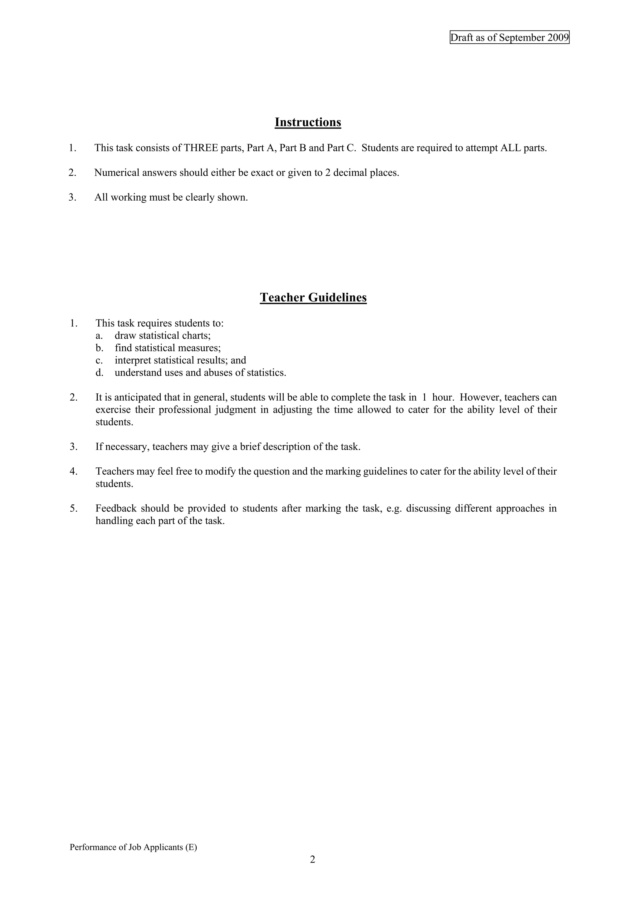 Sample Assessment Task | PDF