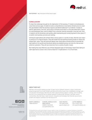 Why the future of the cloud is open | PDF