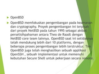 Sistem Operasi Close & Open Source | PPTX