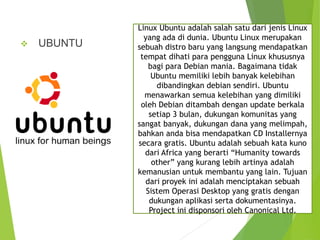 Sistem Operasi Close & Open Source | PPTX