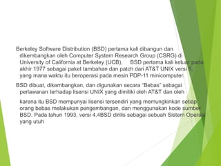 Sistem Operasi Close & Open Source | PPTX