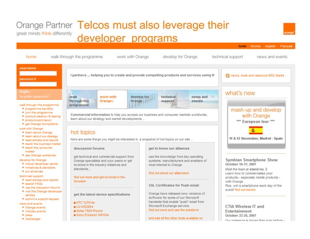 Open APIs: A Telco's Perspective | PDF | Internet | Computing