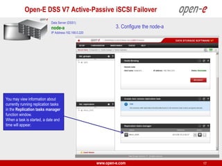 Open-E DSS V7 Active-Passive iSCSI Failover | PDF | Computer Networking | Computing