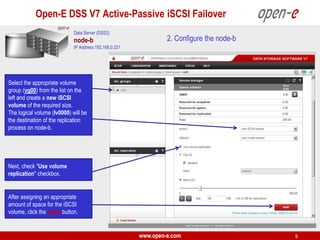 Open-E DSS V7 Active-Passive iSCSI Failover | PDF | Computer Networking | Computing