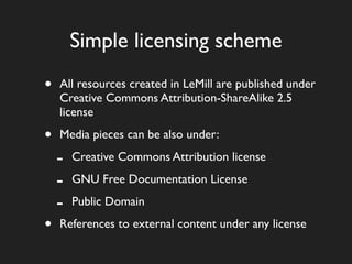 Open educational resource community LeMill - Copyright Issues | PDF
