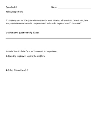 Open ended proportion'13 | DOCX