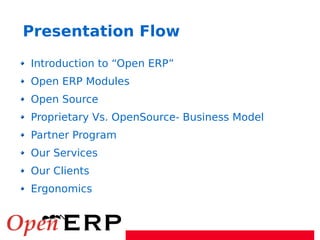 Integrate Enterprise with Open Erp | PPT