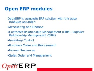 Integrate Enterprise with Open Erp | PPT