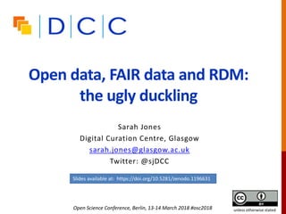Open, FAIR data and RDM | PPT