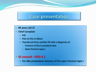 Open Fracture Antibiotics prophylaxis | PDF