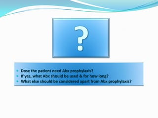 Open Fracture Antibiotics prophylaxis | PDF