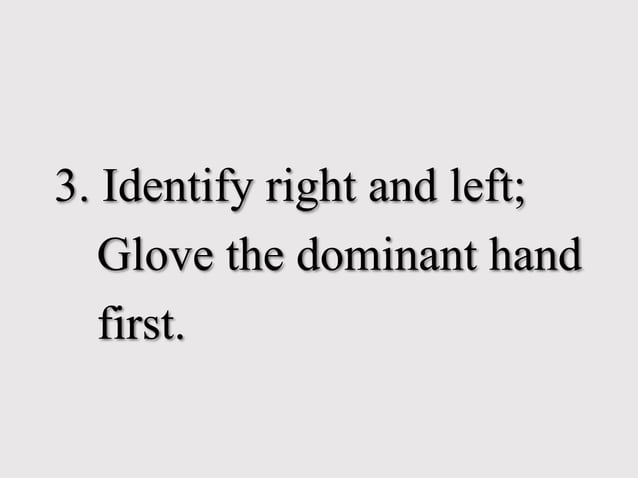 Open-Gloving.ppt | First Aid | Injuries