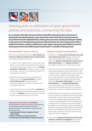 Open government review of Indonesia | PDF