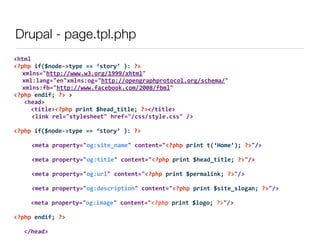 Facebook Open Graph implementation in the Harvard Gazette | PPT