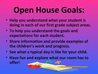 Open House Presentation | PPT
