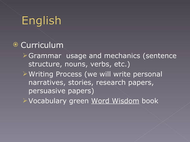 Open House Power Point | PPT