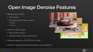 Intel® Open Image Denoise: Optimized CPU Denoising | SIGGRAPH 2019 ...