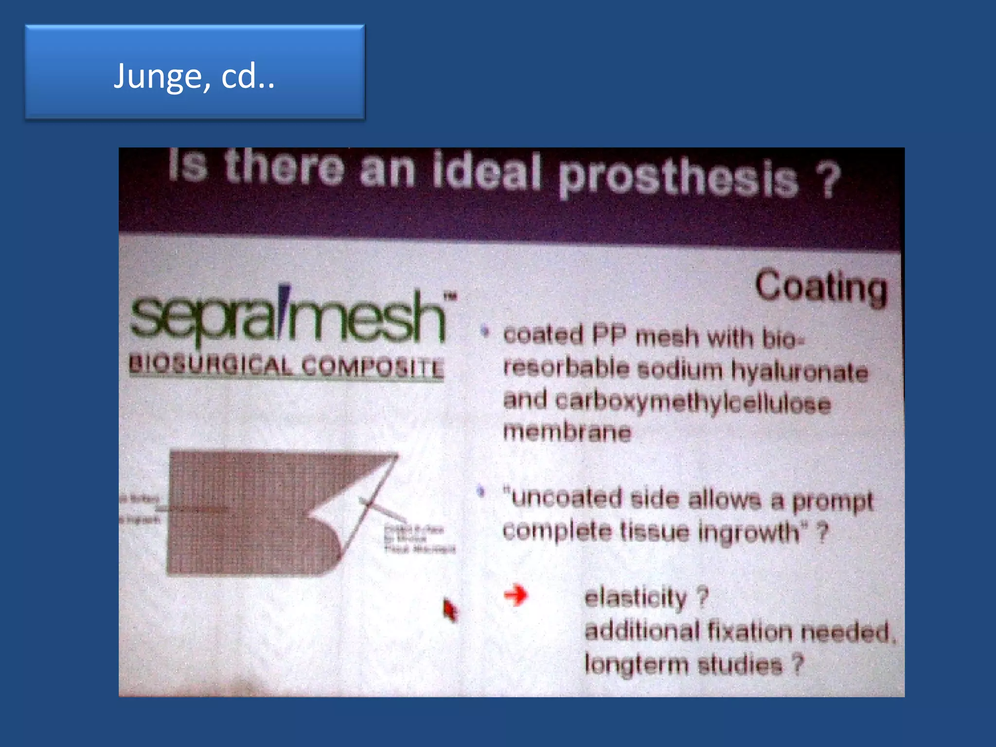 Open Ipom Ventral Hernia Repair | PPT