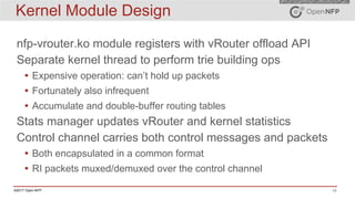 OpenContrail, Real Speed: Offloading vRouter | PDF