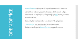 Open office | PPT