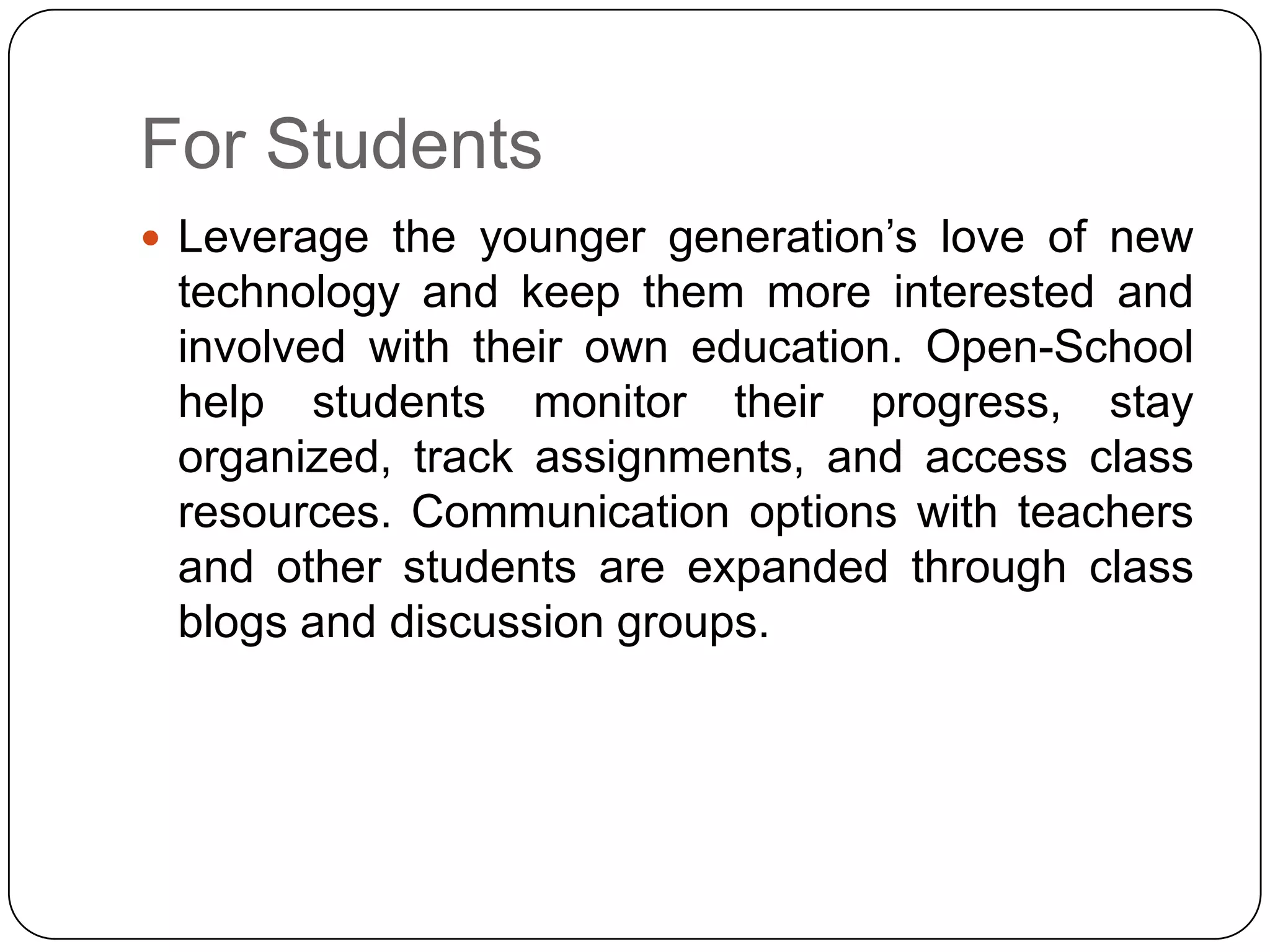 Open source school management system | PPTX