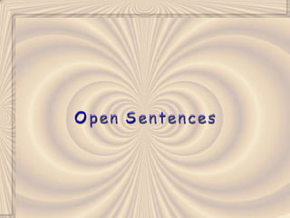 Open sentences-algebra1 | PPT