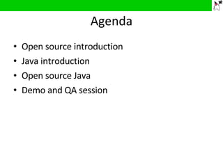 Open Source And Java | PPT