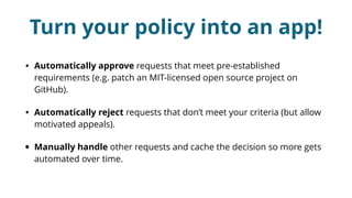 Open Source Contribution Policies That Don't Suck | PDF | Business | Business and Finance