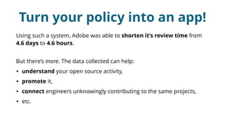Open Source Contribution Policies That Don't Suck | PDF | Business | Business and Finance