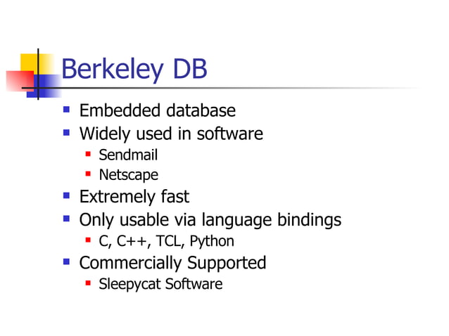 Open Source Databases And Gis | PPT | Databases | Computer Software and Applications