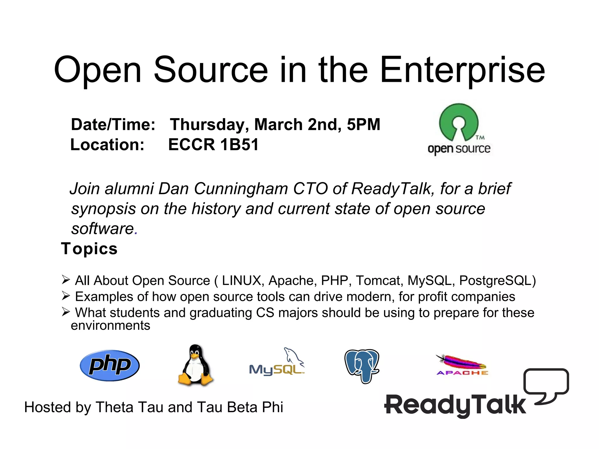 Open Source In The Enterprise | PPT