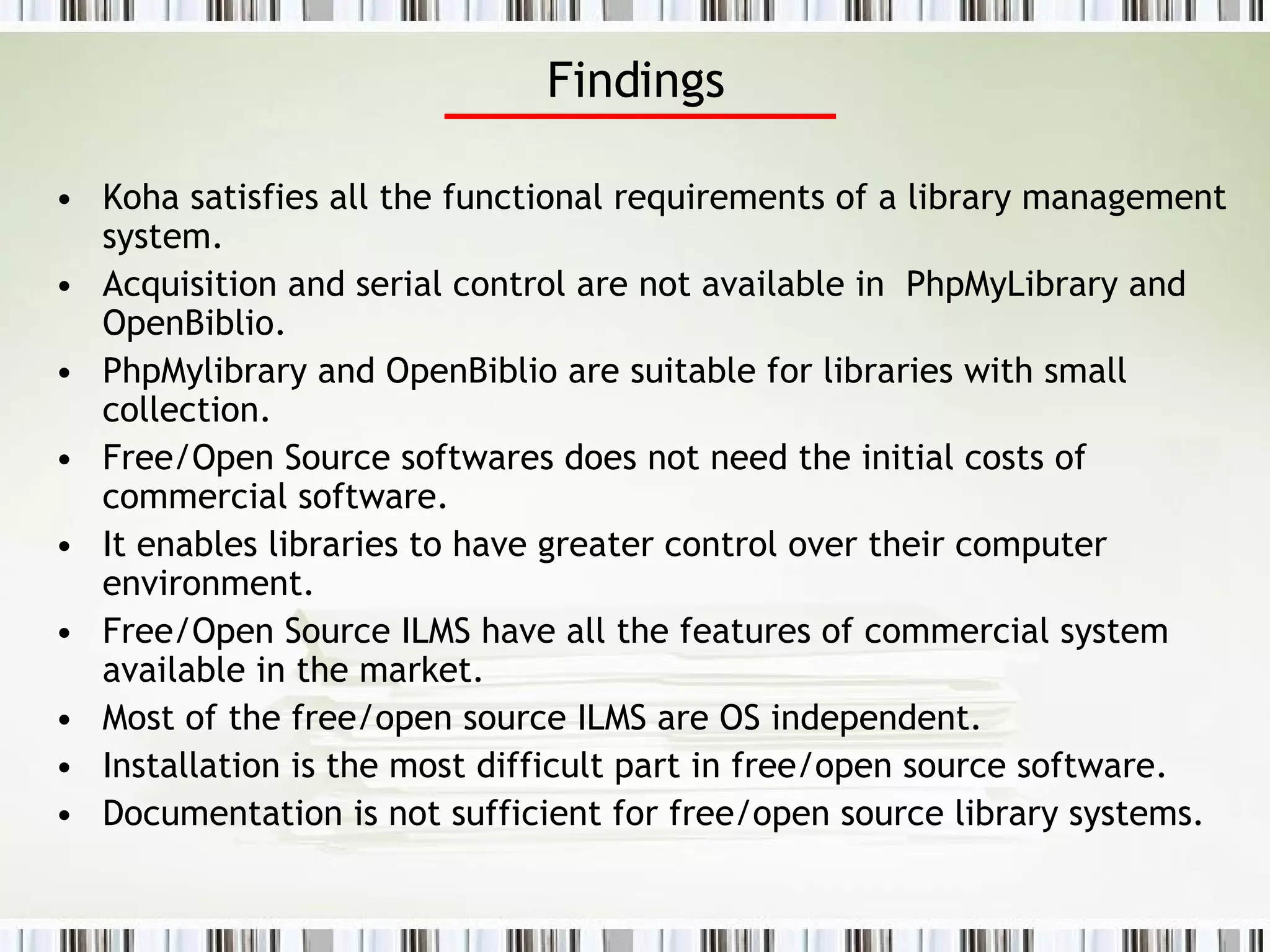 Open source Library Management Systems | PPS