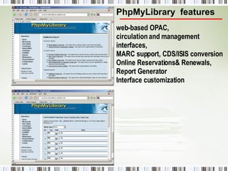 Open source Library Management Systems | PPS