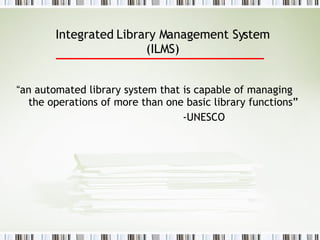 Open source Library Management Systems | PPS