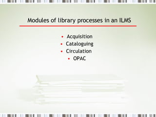 Open source Library Management Systems | PPS
