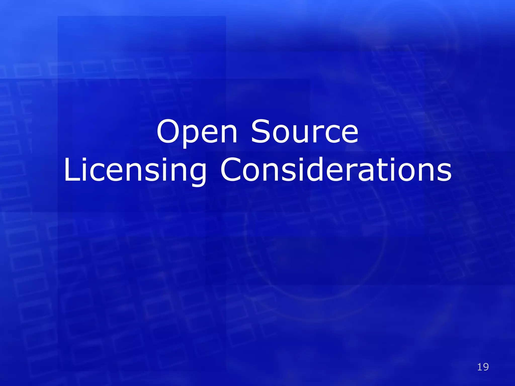 Open Source Licensing | ODP