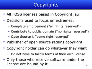 Open Source Licensing | ODP