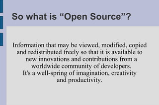 Open Source Software For Education | PPT