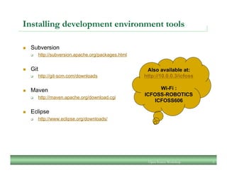 Open Source tools overview | PPT
