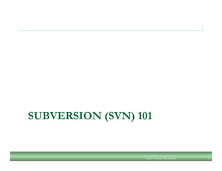 Open Source tools overview | PPT