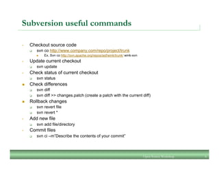Open Source tools overview | PPT