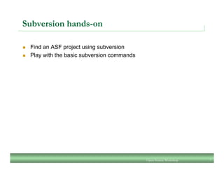 Open Source tools overview | PPT