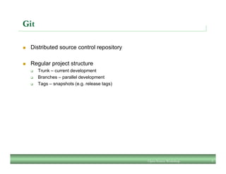 Open Source tools overview | PPT