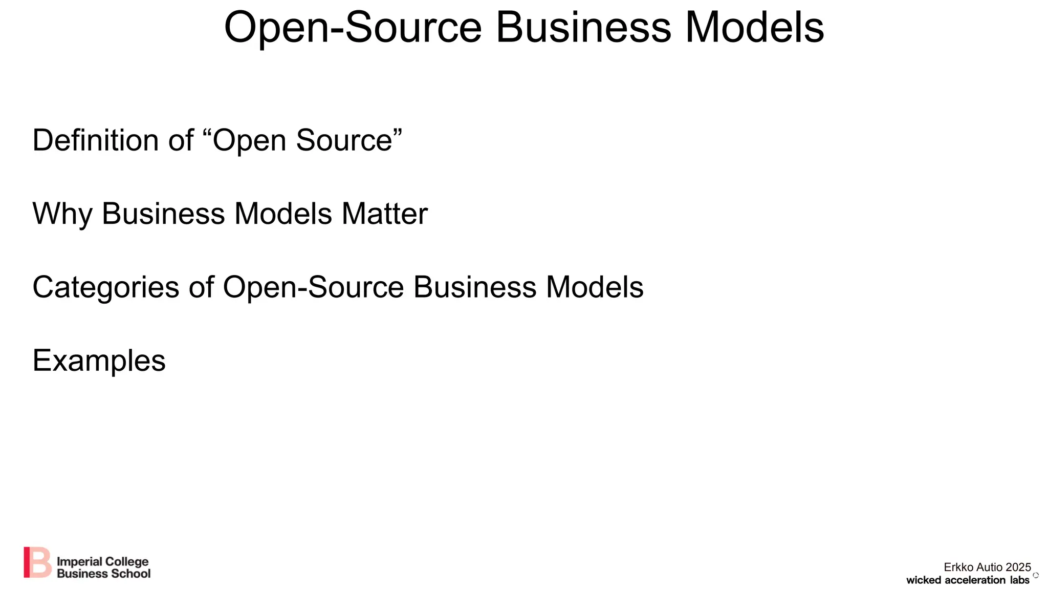 Open-Source Business Models presentation imperial | PDF