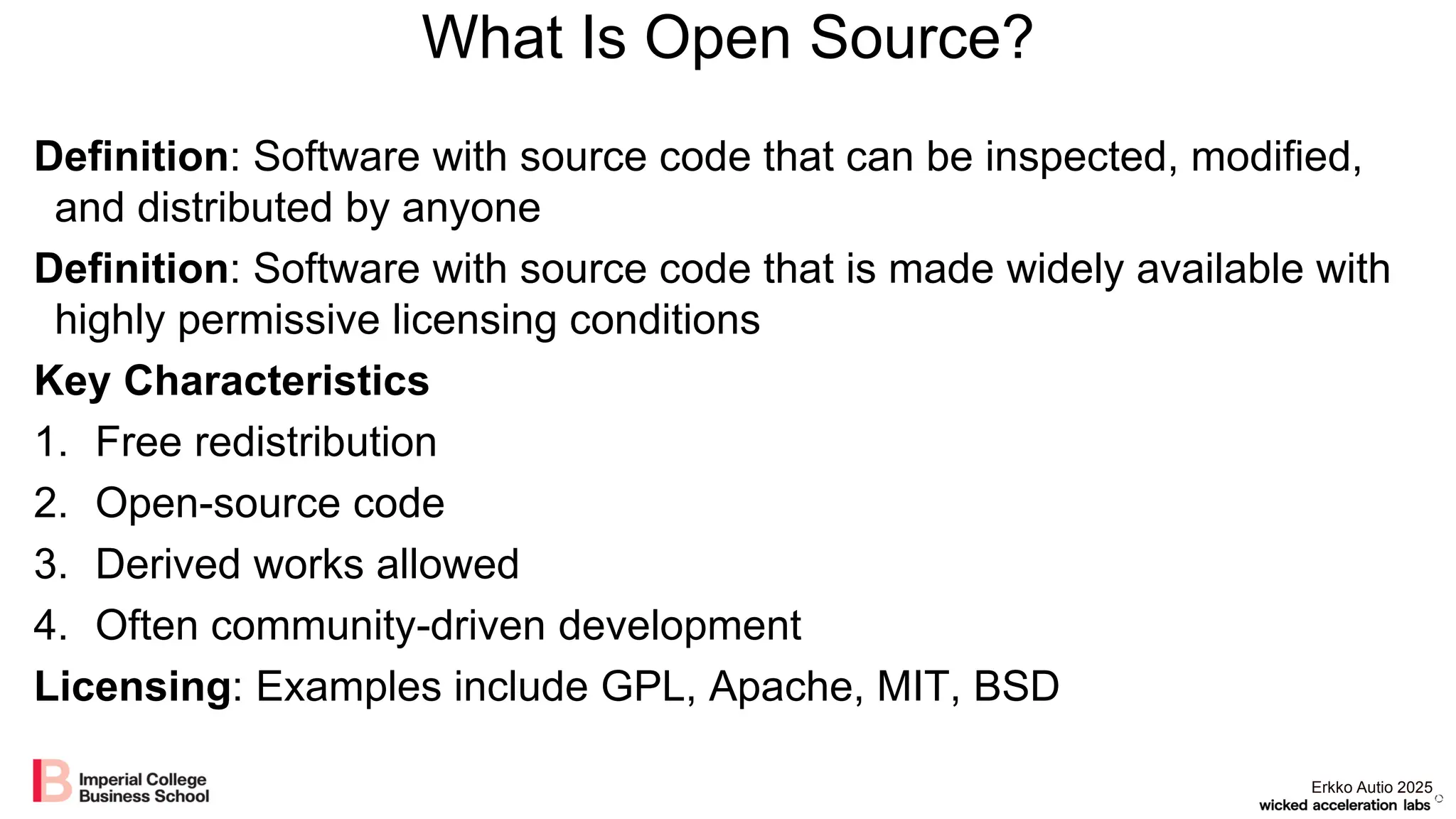 Open-Source Business Models presentation imperial | PDF