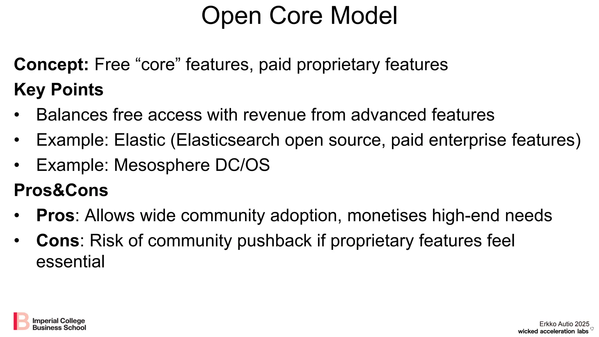 Open-Source Business Models presentation imperial | PDF